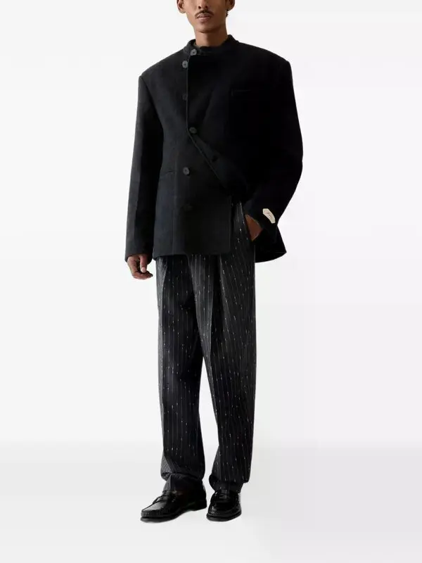 Jacquemus The Losange Pleated Tailored Trousers