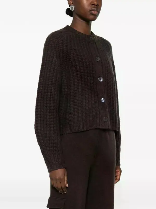 FTC Chunky-knit Button-up Cardigan