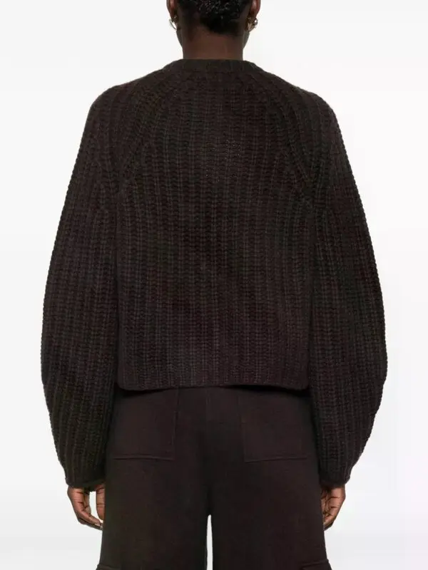 FTC Chunky-knit Button-up Cardigan