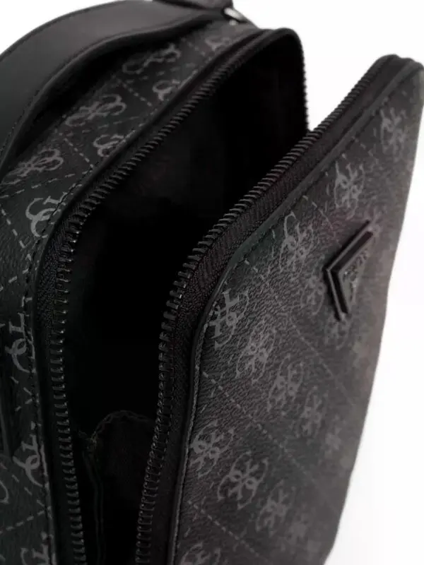 Guess Monogram-print Messenger Bag