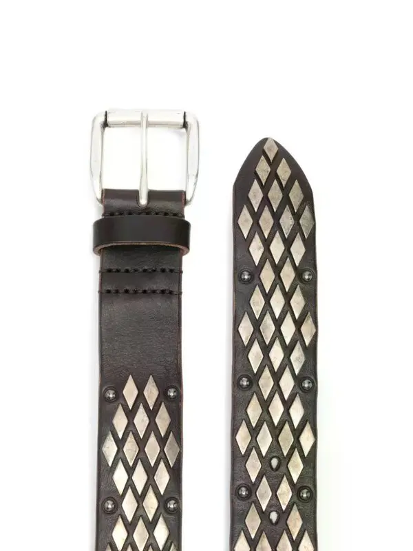 Our Legacy Abstract Snake Leather Belt