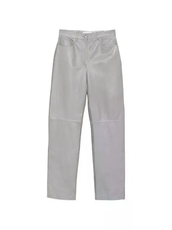 Sportmax Paneled Leather Trousers