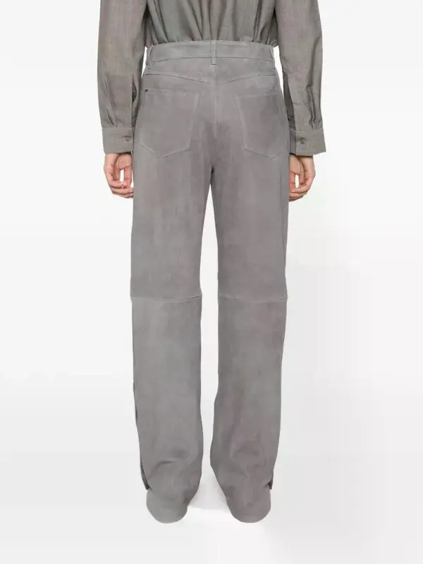 Sportmax Paneled Leather Trousers