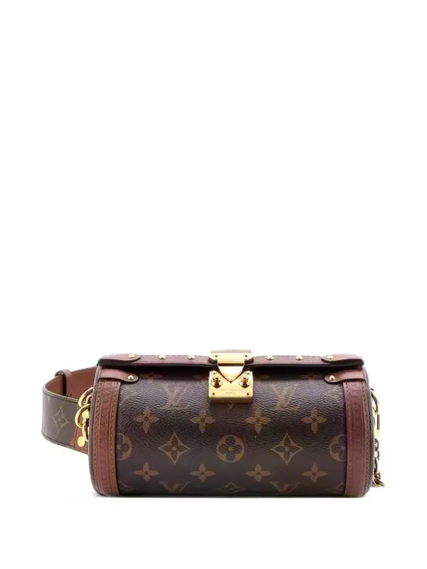LOUIS VUITTON Papillon Trunk Bag Monogram Canvas Shoulder Bag - Brown