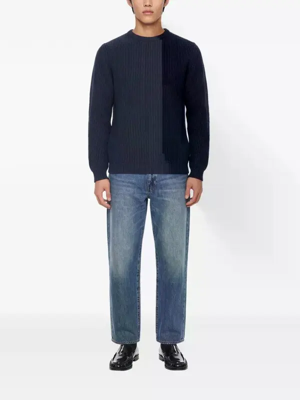MANIFATTURE DEL NORD Ribbed-knit Sweater