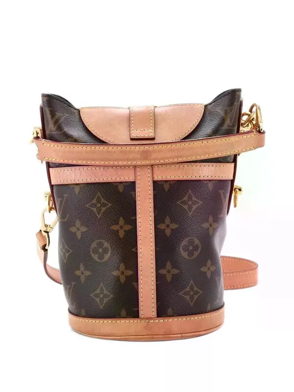 LOUIS VUITTON Duffle Handbag Monogram Canvas Bucket Bag