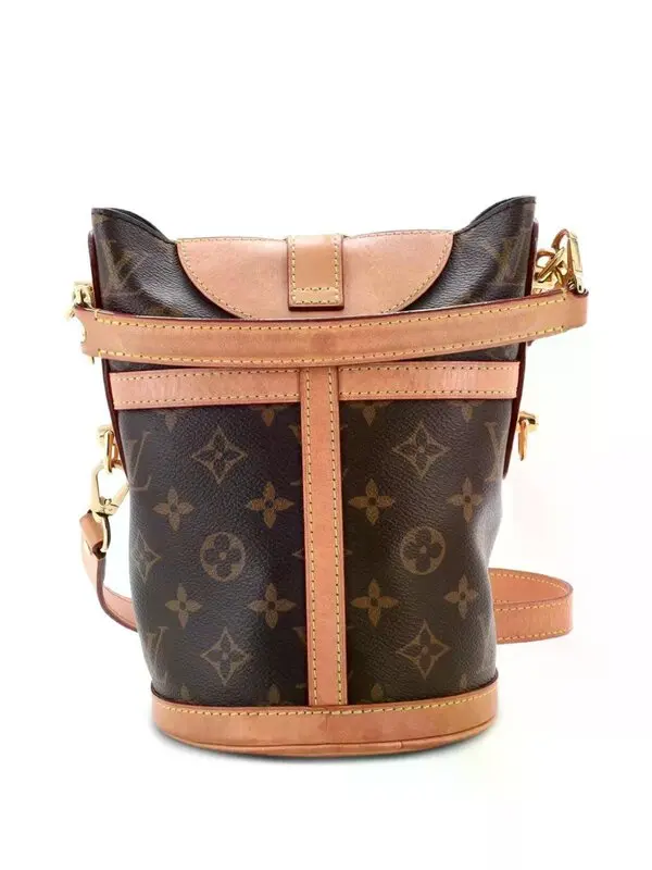 LOUIS VUITTON Duffle Handbag Monogram Canvas Bucket Bag - Brown