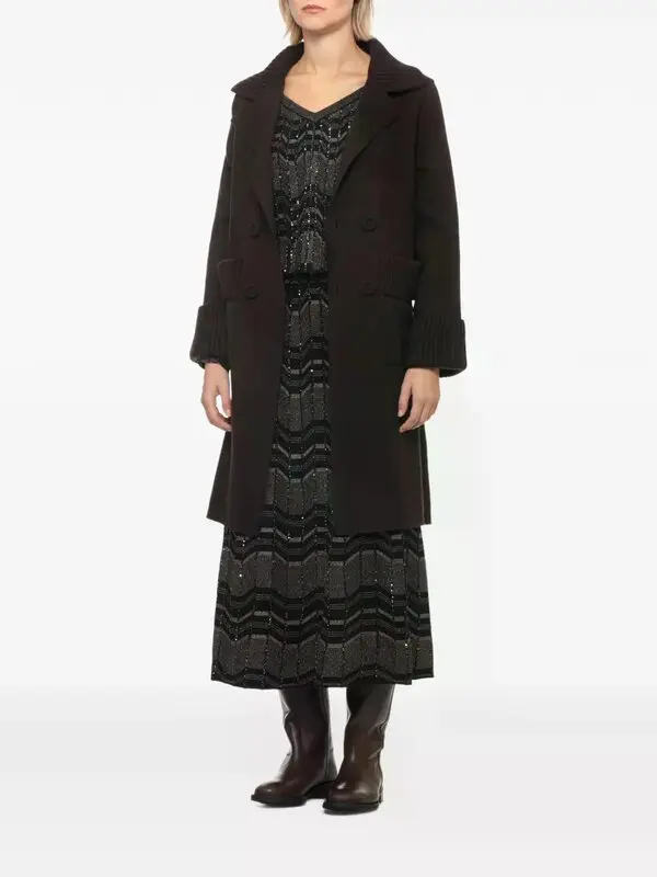 D.exterior Sequin-embellished Geometric-pattern Sweater