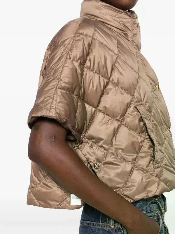 Max Mara Quilted Short-sleeve Jacket