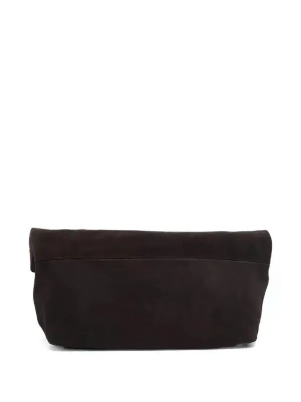 MC2 SAINT BARTH Suede Foldover Clutch Bag