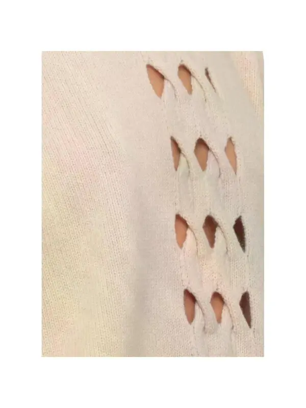 D.exterior Cut-out Raglan-sleeve Sweater