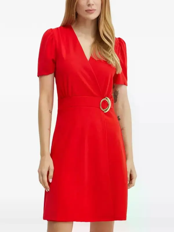 MORGAN Buckle-detail Mini Dress