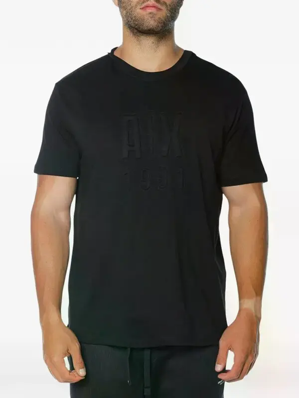 Armani Exchange Logo-embossed Cotton T-shirt