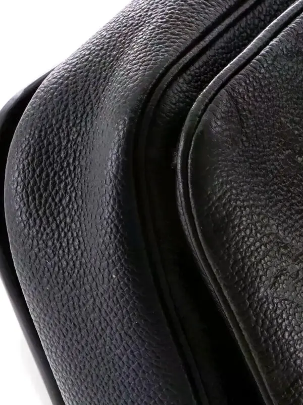 LOUIS VUITTON Pochette Metis Monogram Empreinte Leather Crossbody Bag - Black