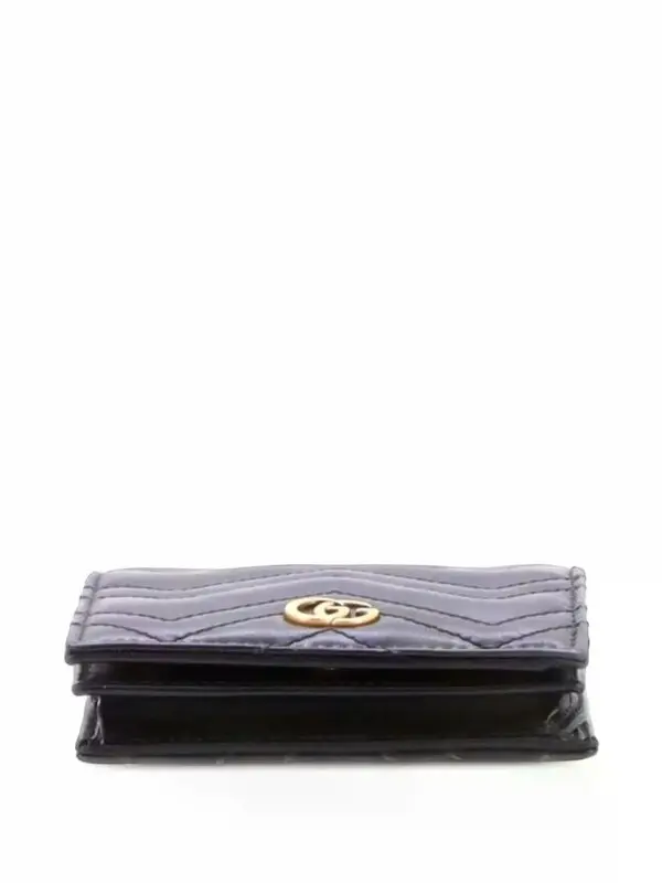 Gucci Gg Marmont Bifold Wallet Matelasse Leather Small Wallets