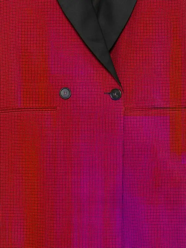 N°21 Check Double-breasted Coat