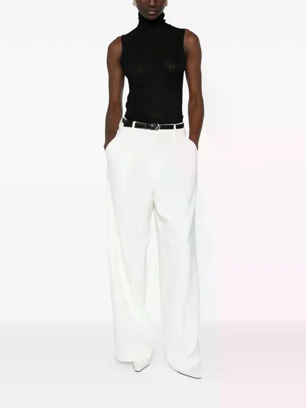 AROVESCIO Ribbed-knit Sleeveless Top