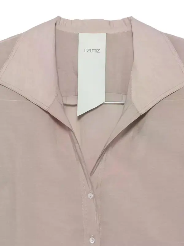 RAME Spread-collar Button-up Shirt