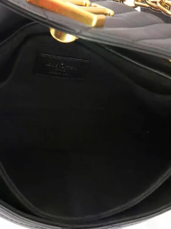 LOUIS VUITTON New Wave Chain Bag Nm Quilted Leather Pm Crossbody Bag