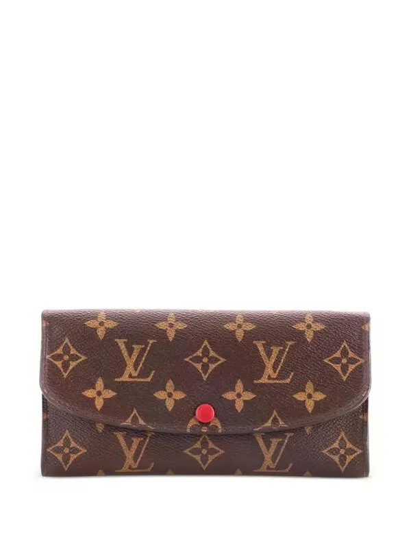 LOUIS VUITTON Emilie Wallet Monogram Canvas Small Wallets - Brown