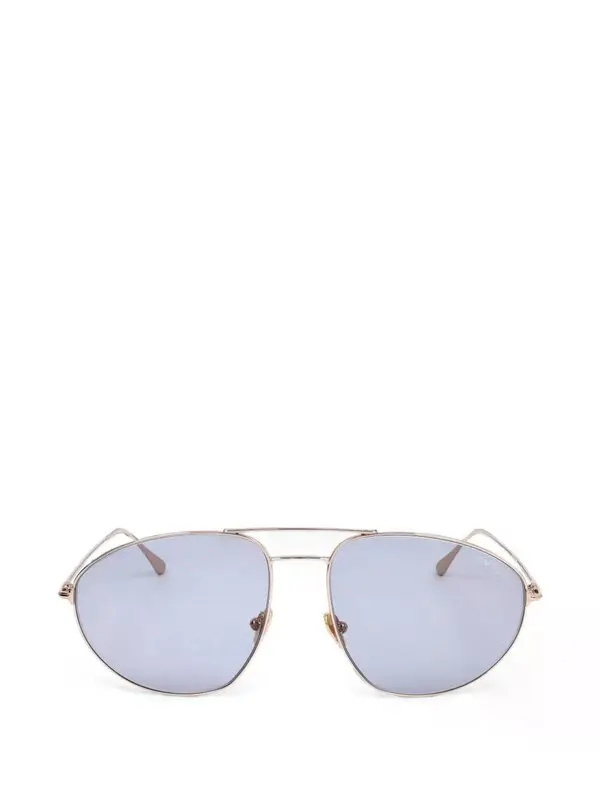TOM FORD Pilot-frame Double-bridge Sunglasses