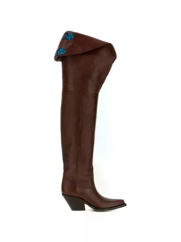 Chloé Azelan Thigh-high Boots - Brown