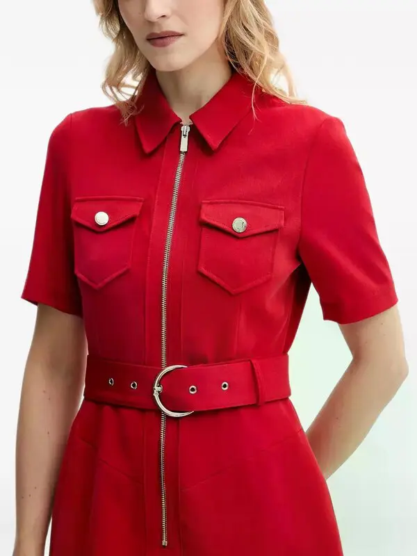 MORGAN Belted Mini Dress