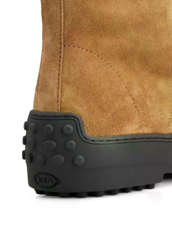 TOD'S Gomma Shearling-lined Ankle Boots