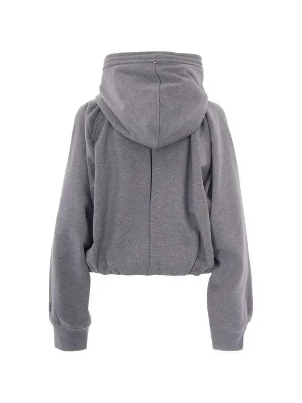 Sportmax Zip-up Drawstring Hoodie
