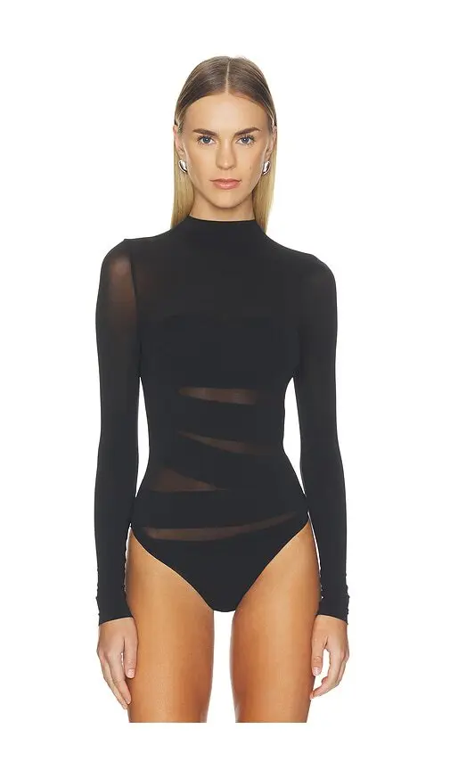 Wolford Infinite Wrap String Bodysuit In Multi