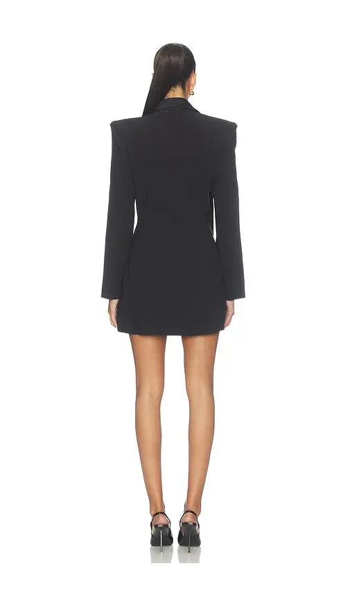 Bardot Sonia Shawl Collar Mini Dress