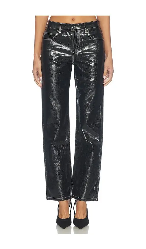 Ksubi Pinup Croc Patent Pant