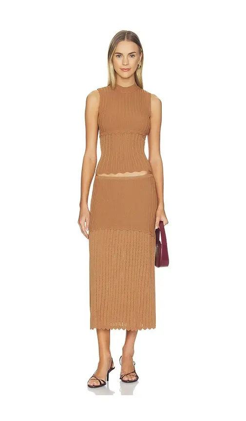 Solid & Striped The Amara Top In Brown