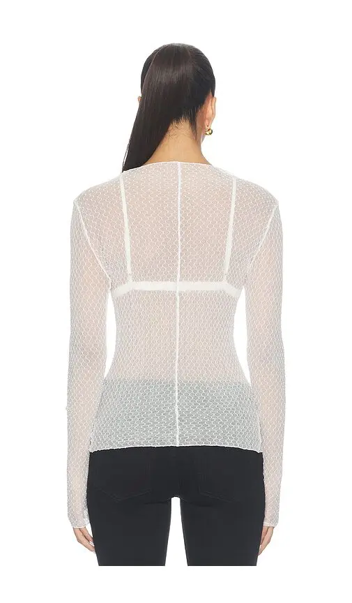 Free People Minding My Business Top In White