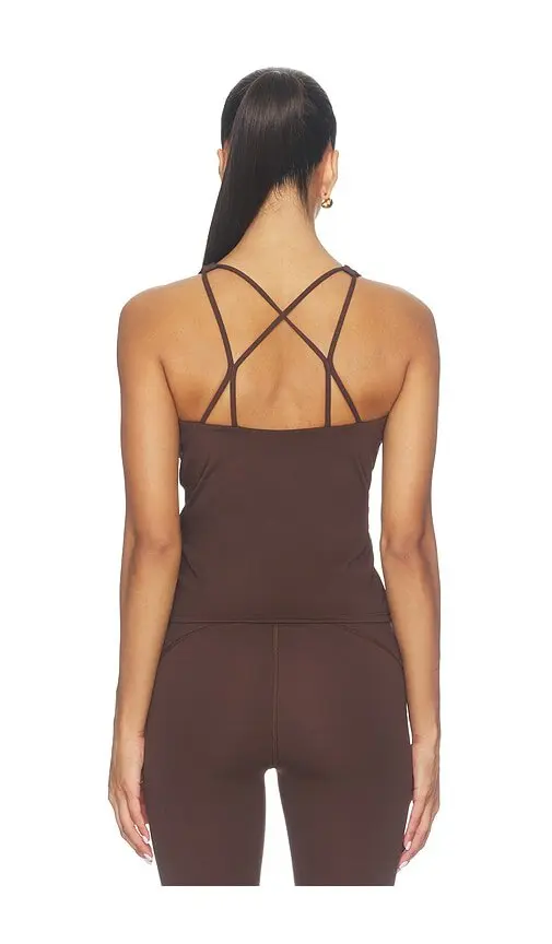 Spanx Strappy Tank Top In Brown