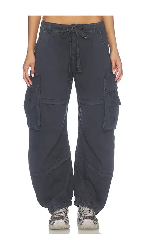 Free People X We The Free Reef Curved Cargo Twill - Black