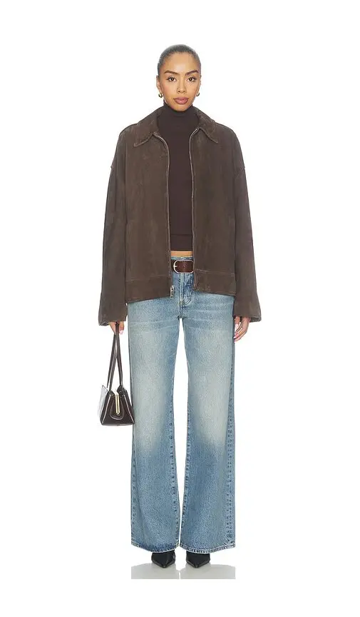 Velvet By Graham & Spencer Helms Turtleneck Top In Brown