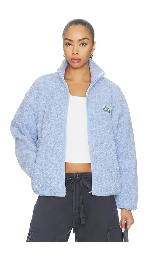 American Vintage Hoktown Jacket In Baby Blue