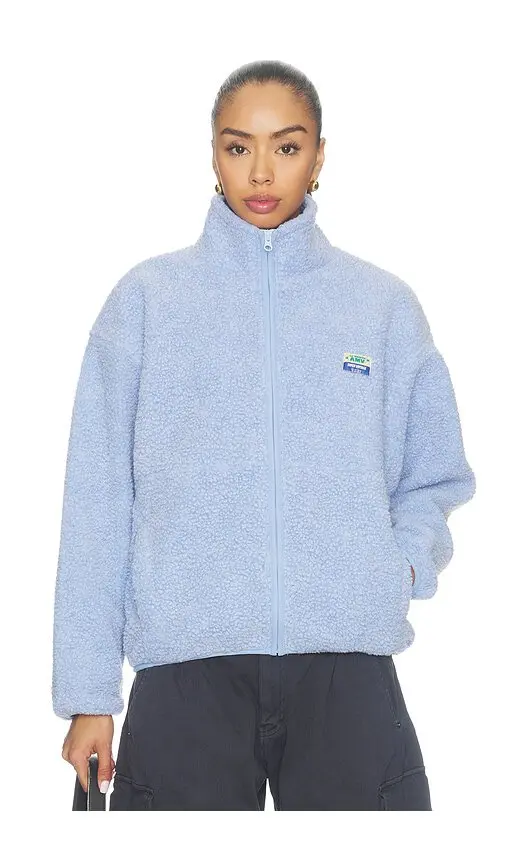 American Vintage Hoktown Jacket In Baby Blue