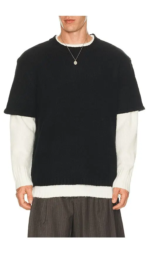 NAHMIAS Layered Sweater