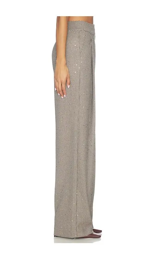THE SEI Boyfriend Trouser In Black & White
