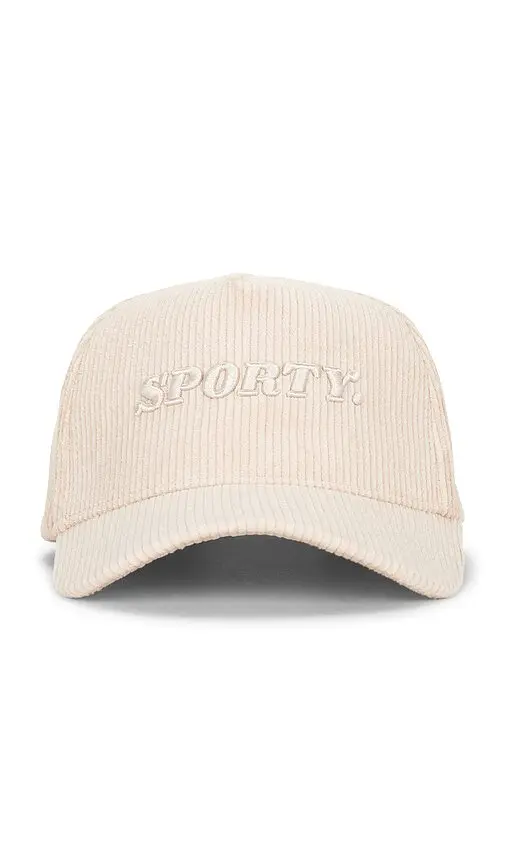 FRIDAY FEELIN Sporty Baseball Hat - Cream