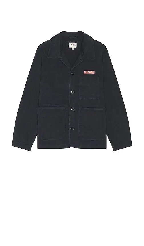 RHYTHM Canvas Mechanics Jacket In Blue