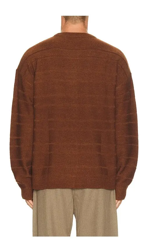 RHYTHM Jackson Knit Sweater In Brown