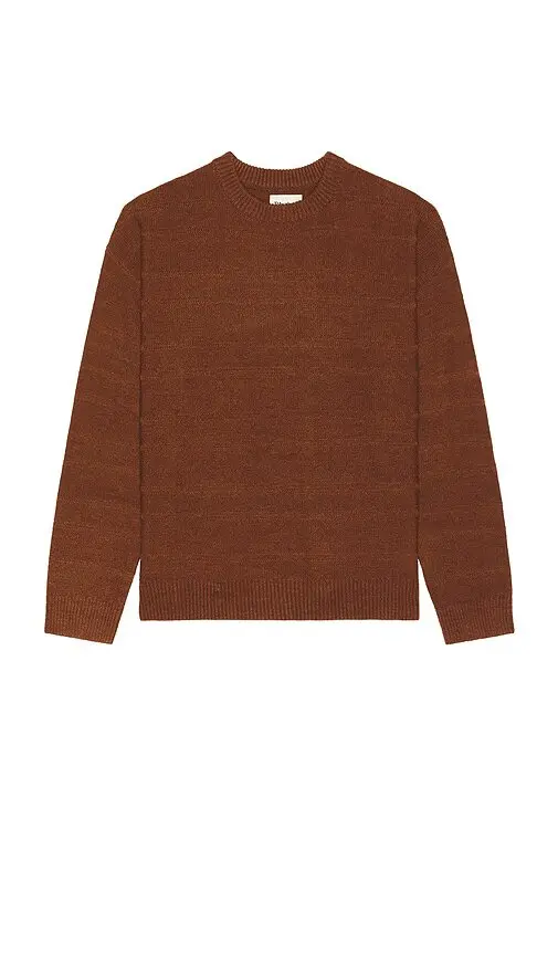 RHYTHM Jackson Knit Sweater In Brown