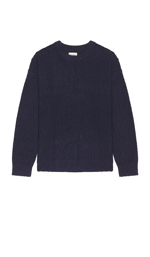 RHYTHM Worn Path Knit Sweater In Blue