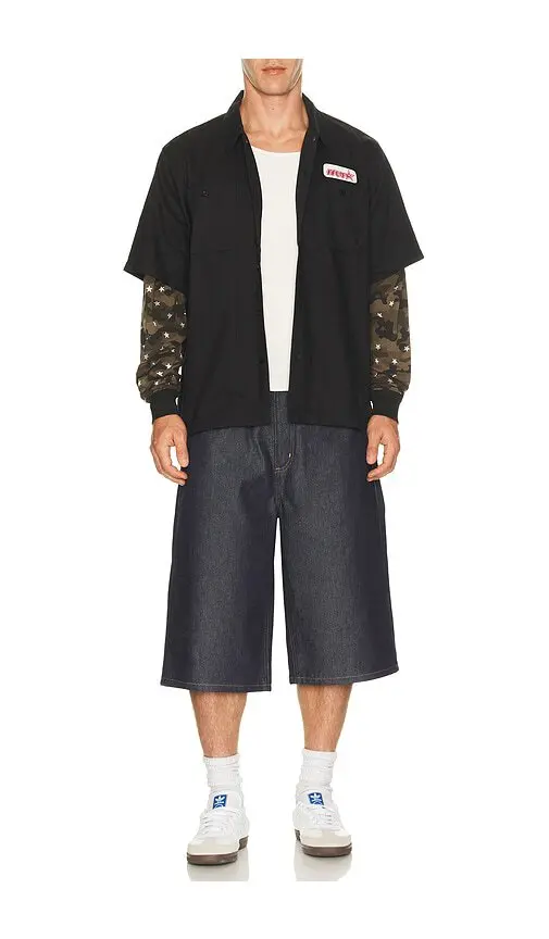 HUF Shadows Long Sleeve Work Shirt