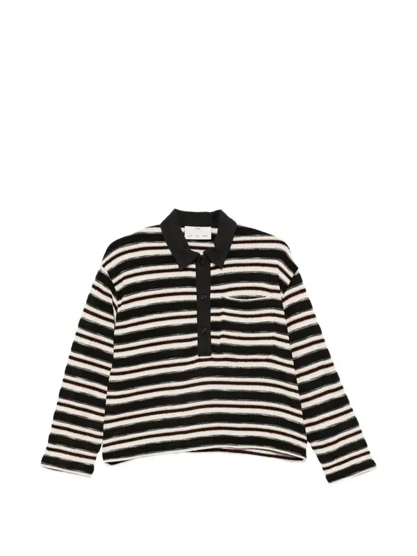 SONG FOR THE MUTE Nomas Stiped Knit Polo