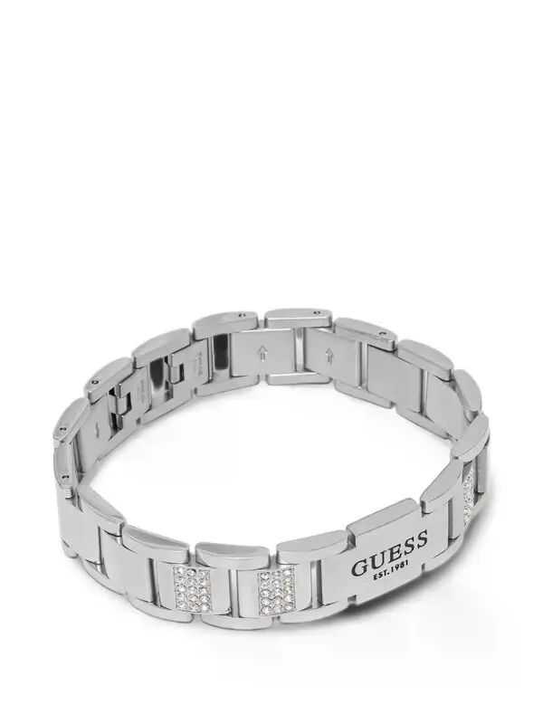Guess Steel Logo Chain Bracelet