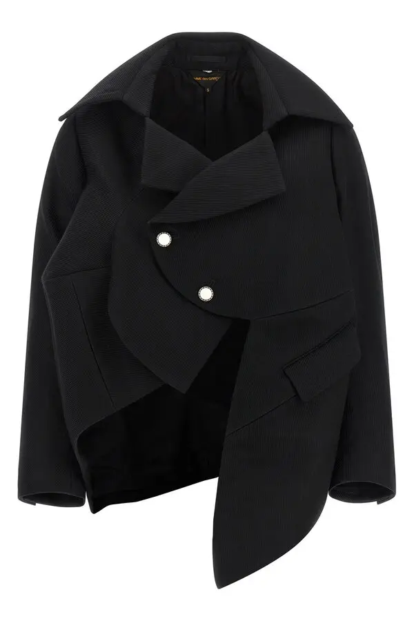 Comme Des Garçons Micro Ribbed Blazer
